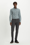 Front view of model wearing Steelhead Crafted Khaki Pants, Slim Tapered ...